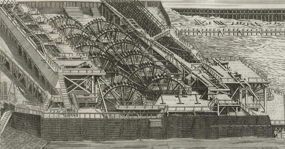 L’Encyclopédie, article "machine hydraulique" | Château de Versailles